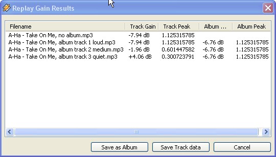 MP3 audio file normalization content page